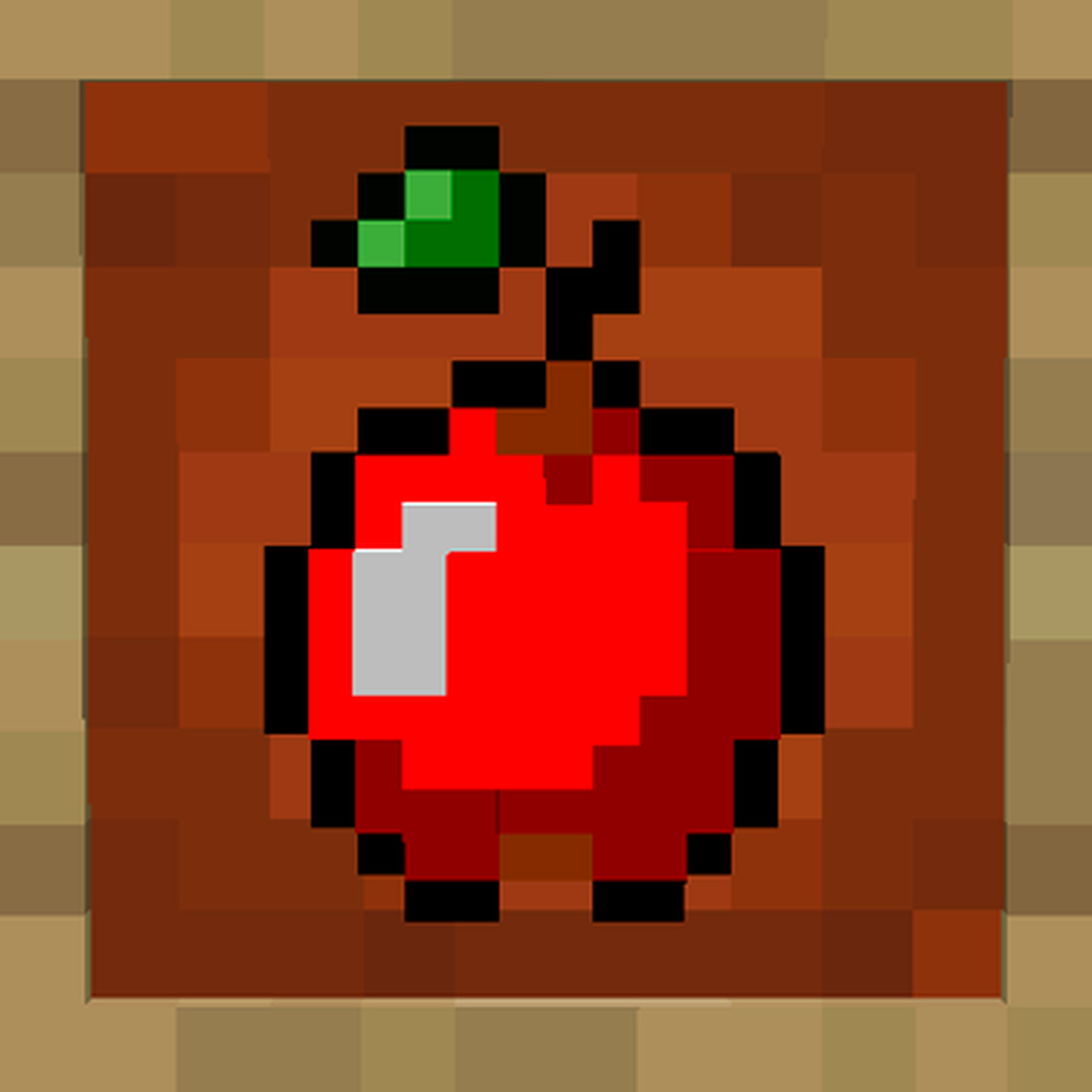 Apple 3D Minecraft Texture Pack