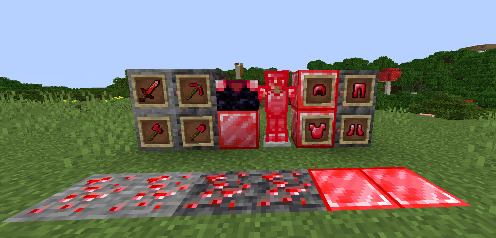 Diamond 2 Ruby + Netherite 2 Super Ruby Minecraft Texture Pack