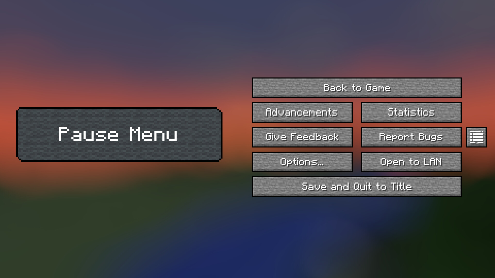 Block GUI Minecraft Texture Pack