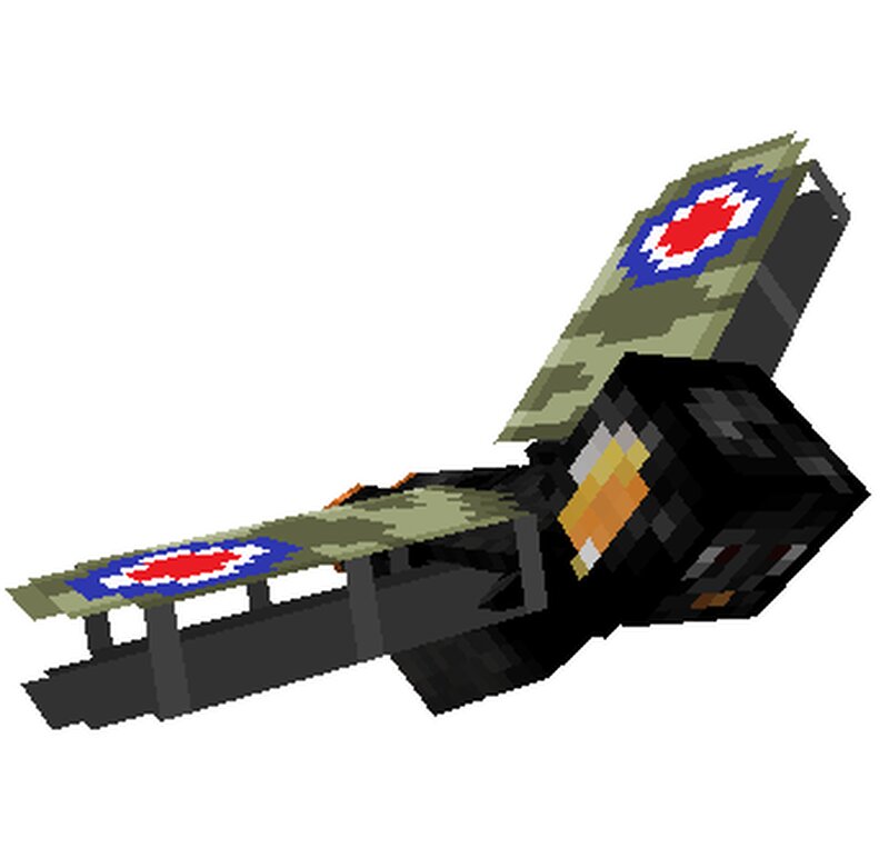 British Fighter Biplane Elytra Minecraft Texture Pack