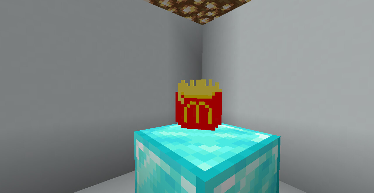 McDonald's Fries instead of Baked Potato Minecraft Texture Pack