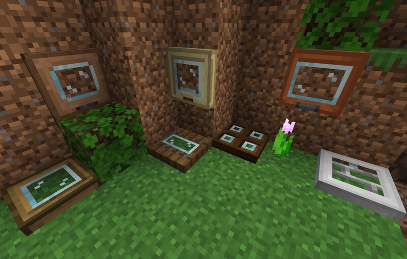 Glass Trapdoors Minecraft Texture Pack