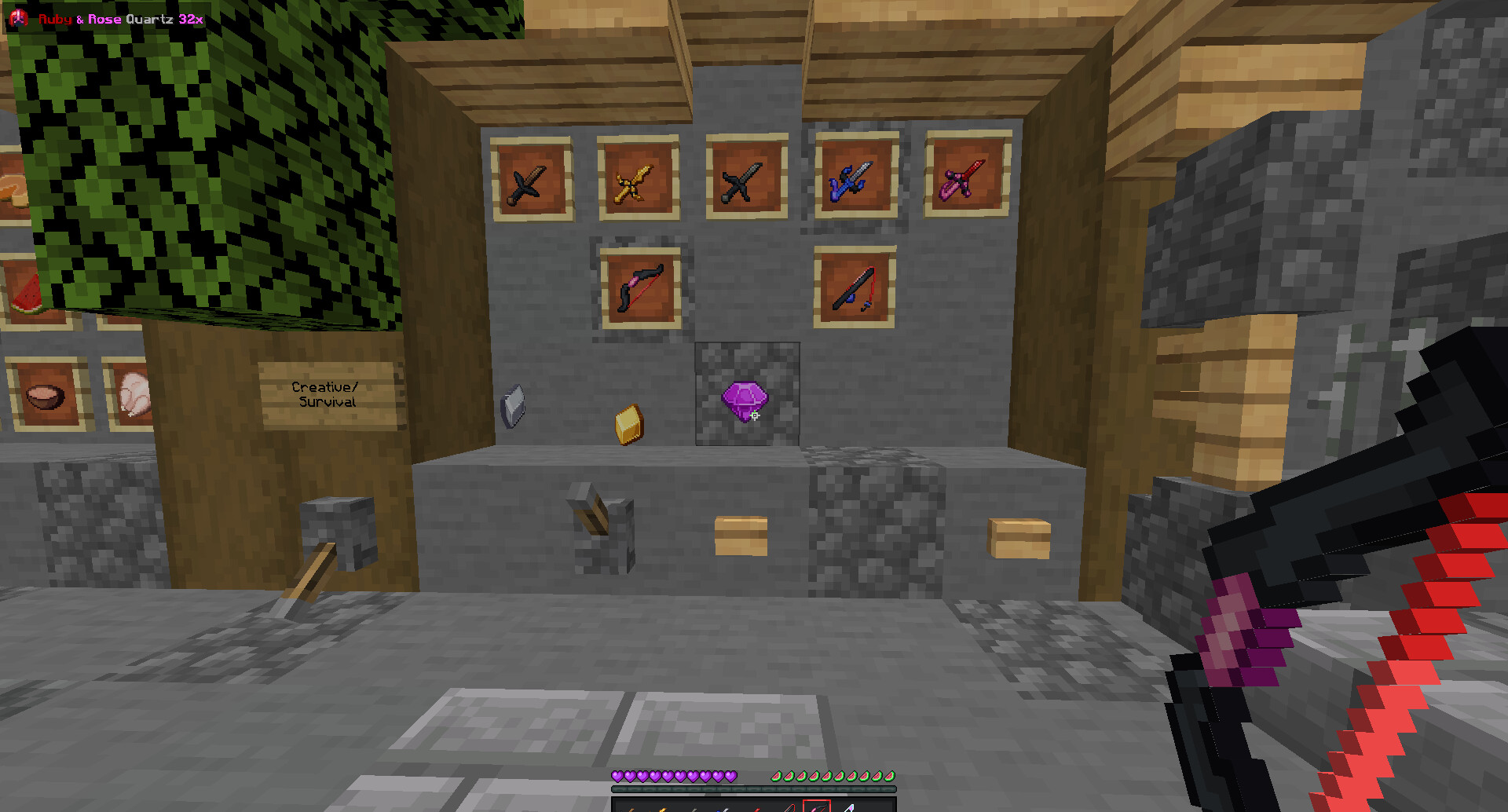 Ruby & Rose Quartz 32x Minecraft Texture Pack