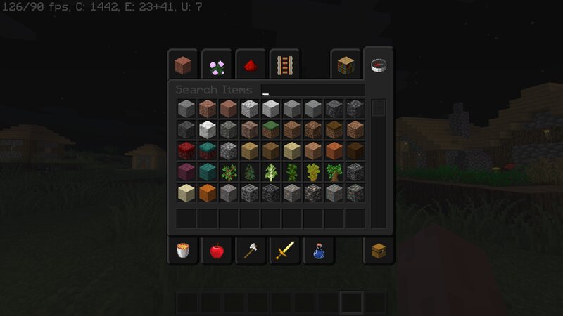 Dark UI 32x Minecraft Texture Pack