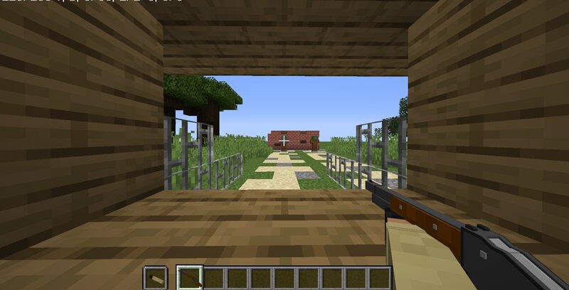 3D gun winchester 1887 w. hands Minecraft Texture Pack