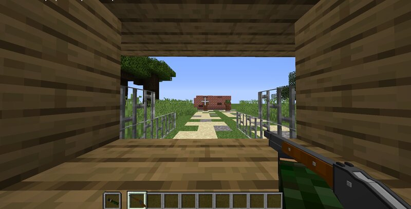 3D gun winchester 1887 w. hands Minecraft Texture Pack