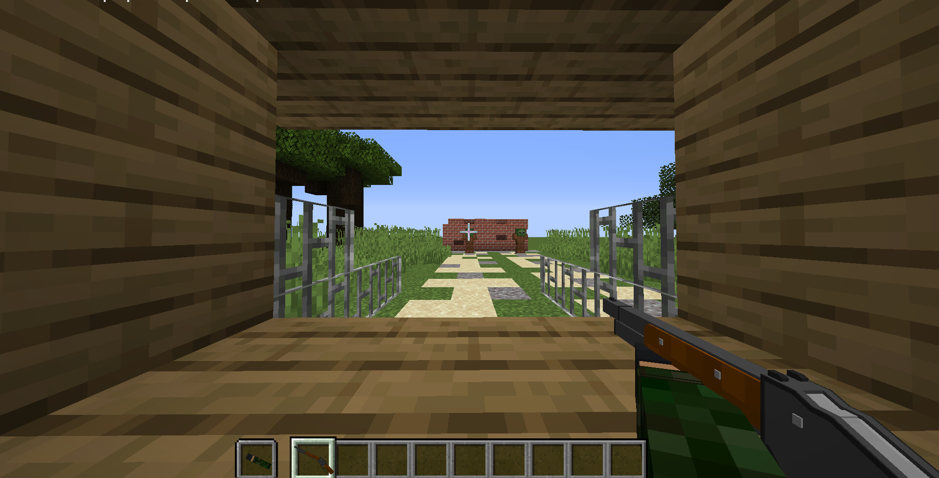 3D gun winchester 1887 w. hands Minecraft Texture Pack