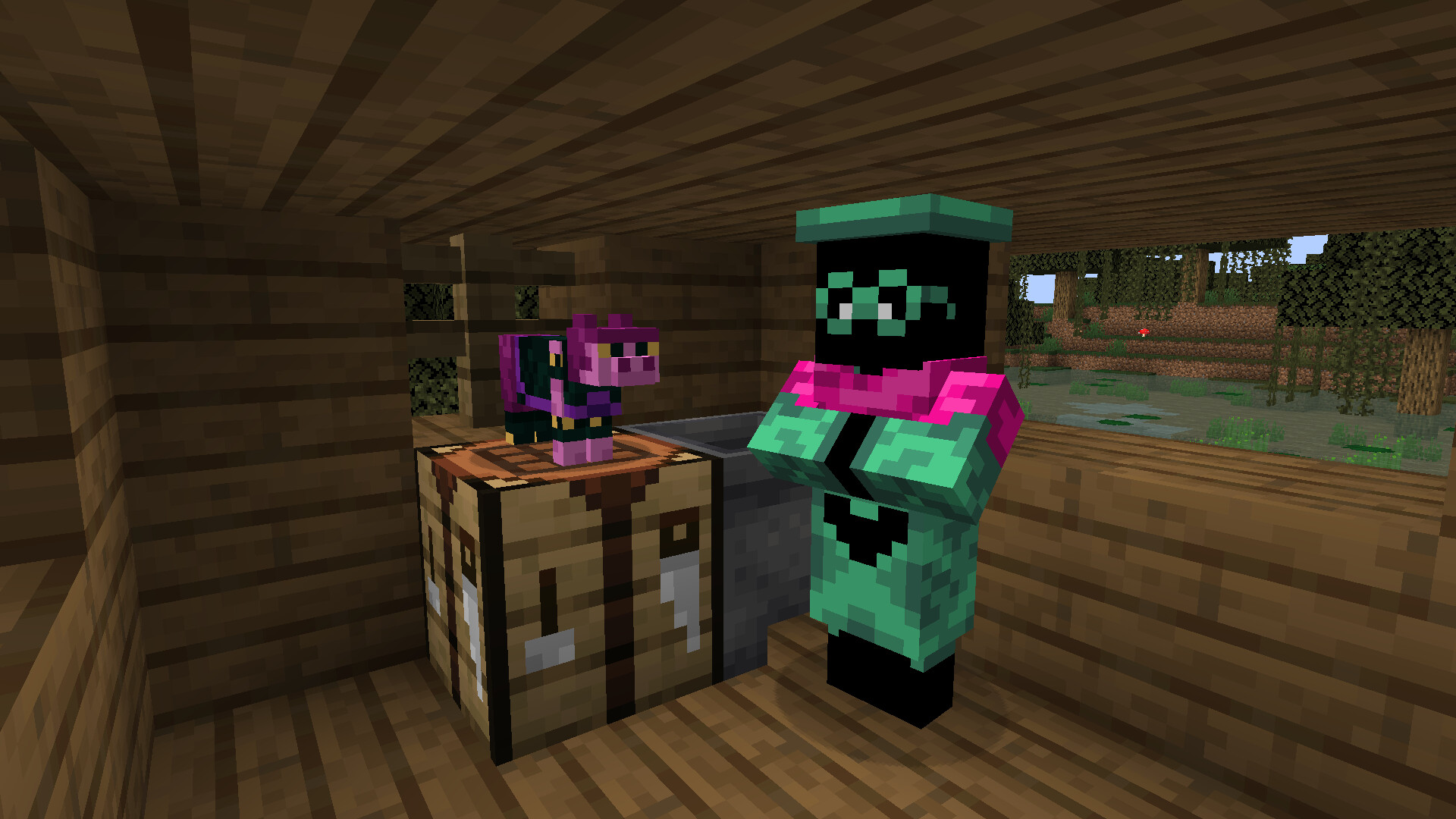 Ralsei Witch Minecraft Texture Pack