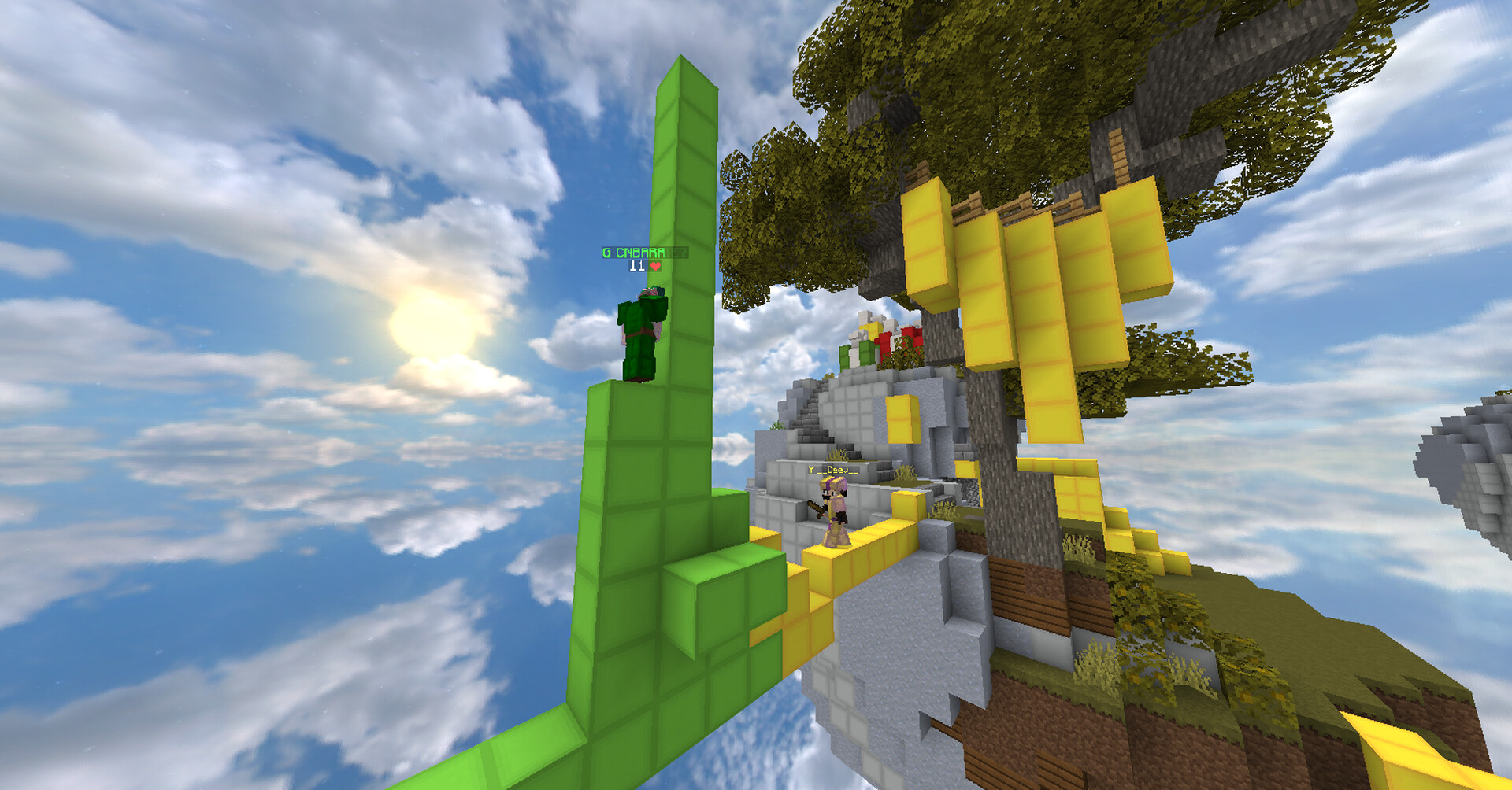 poggers!! (bridging) [ PvP Texture Pack ] 16x16 Minecraft Texture Pack