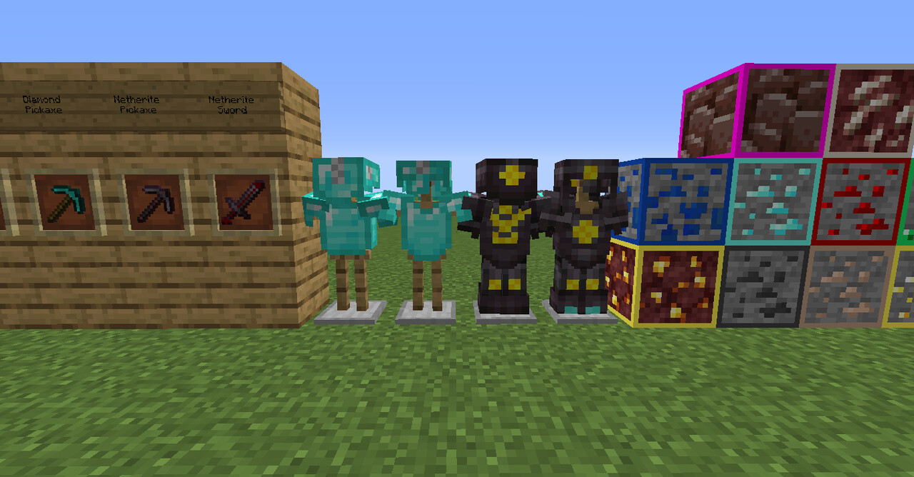 Fancy tools and armor Minecraft Texture Pack