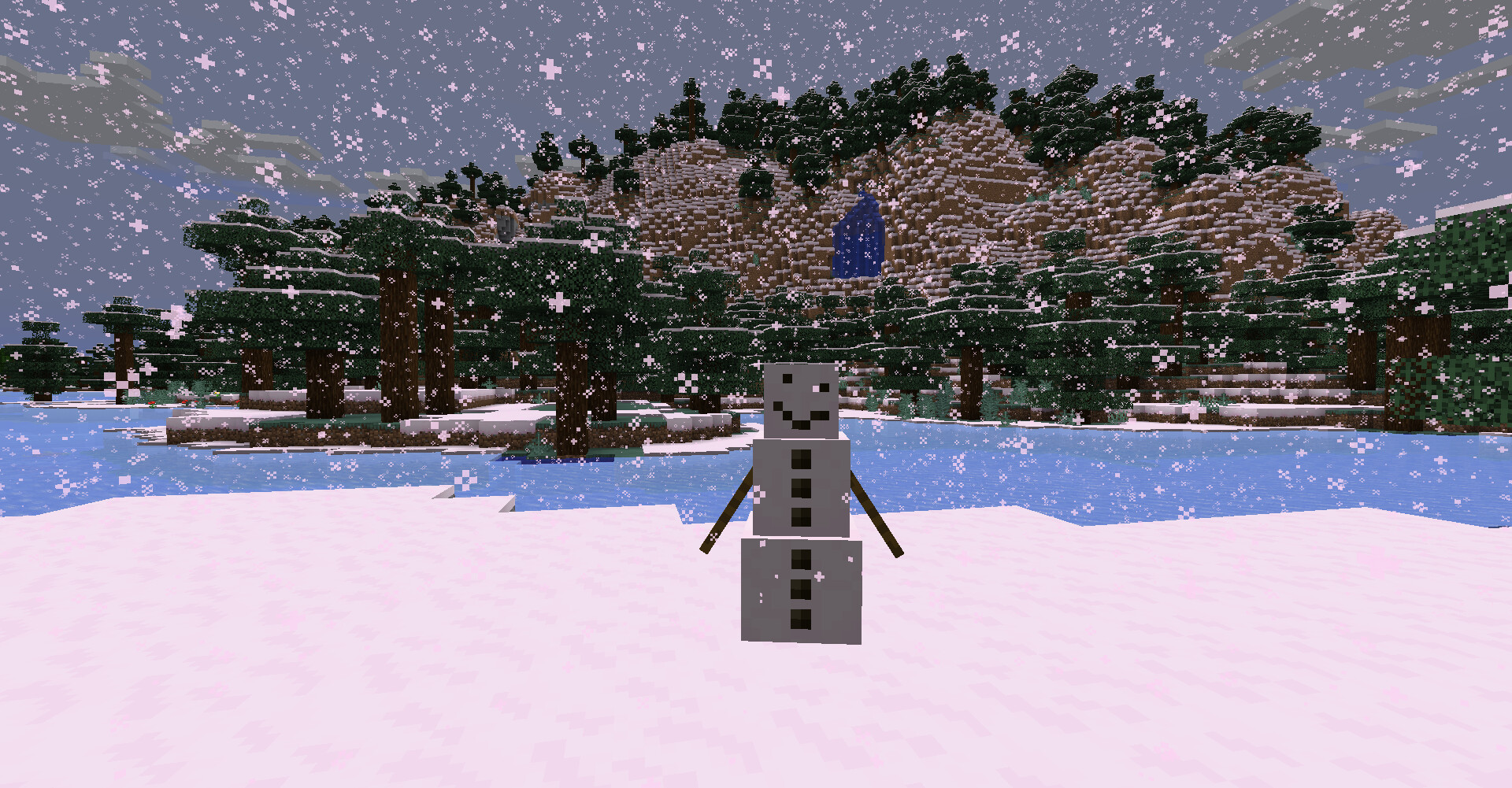 Strawberry Snowflake - Java Edition Minecraft Texture Pack