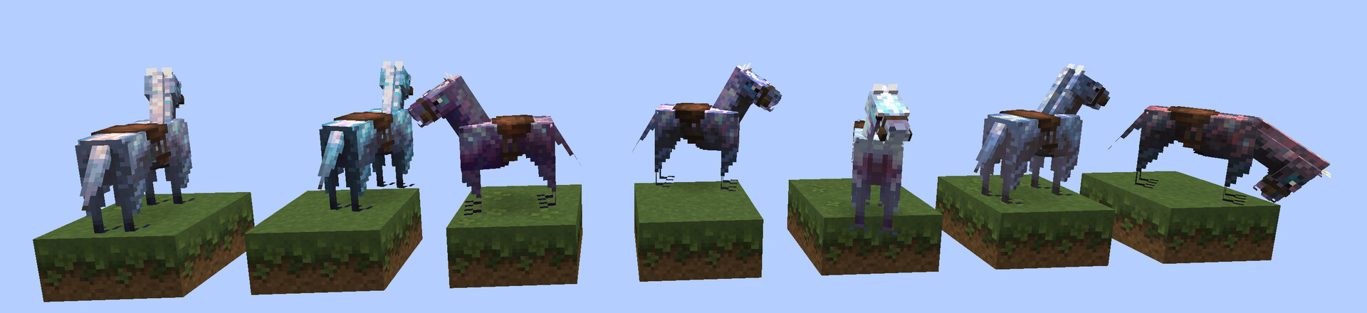 Velociraptorse Pastel Horse Pack Minecraft Texture Pack