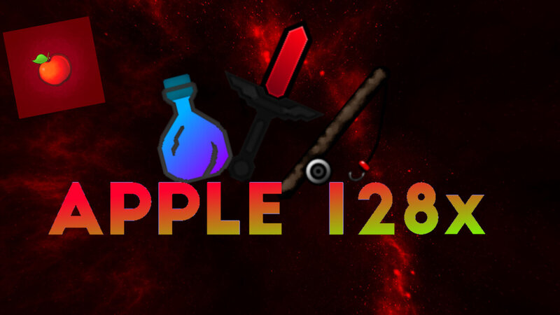 Apple 128x Minecraft Texture Pack