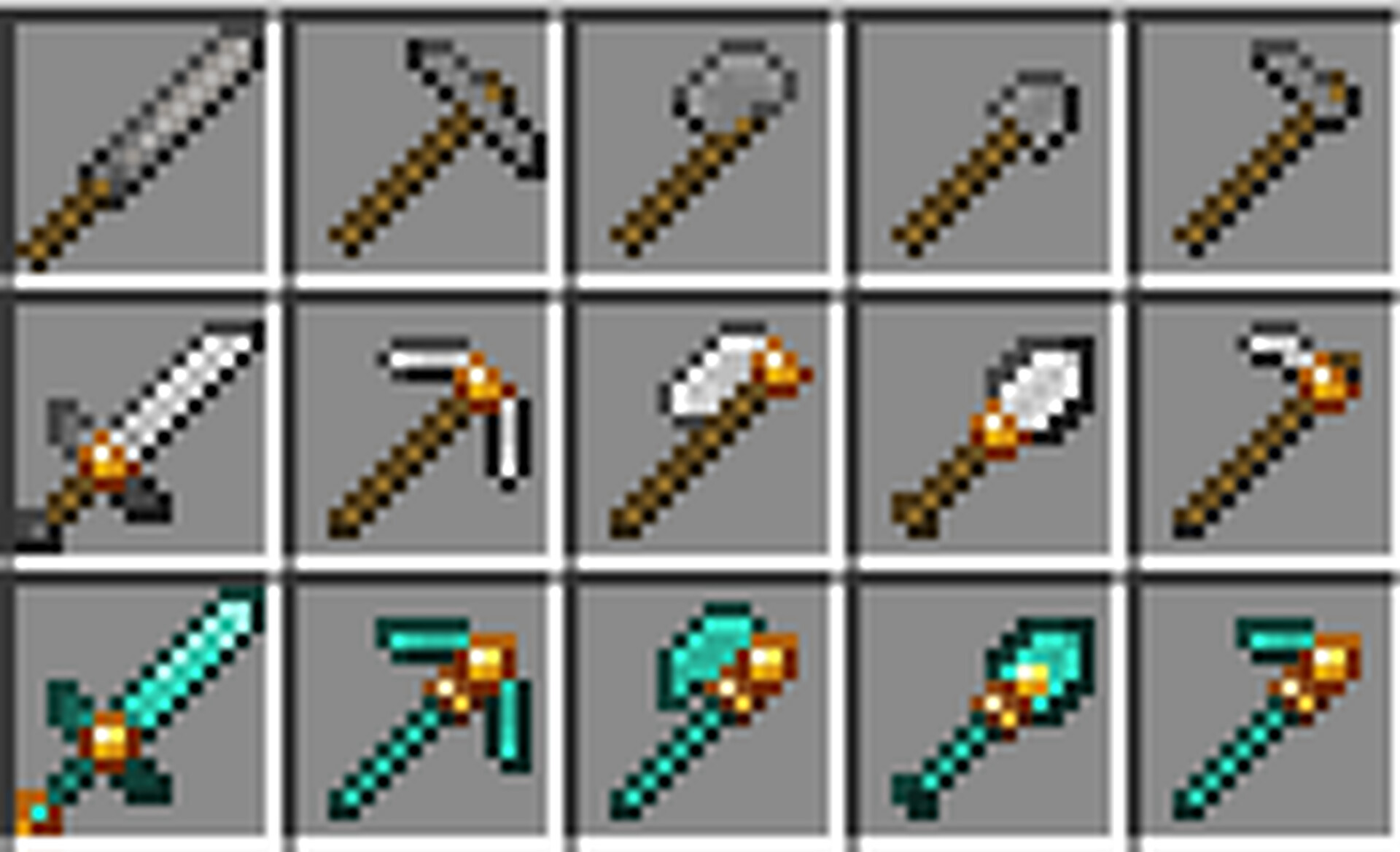 Upgraded Tools Pack (1.17+) Minecraft Texture Pack