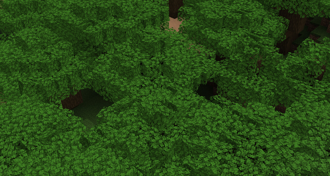 Rotating Leaves Minecraft Texture Pack