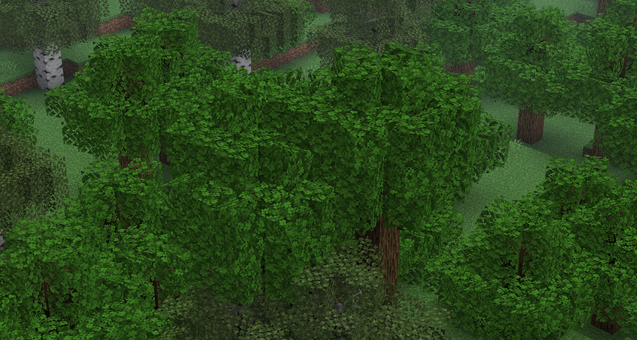 Rotating Leaves Minecraft Texture Pack