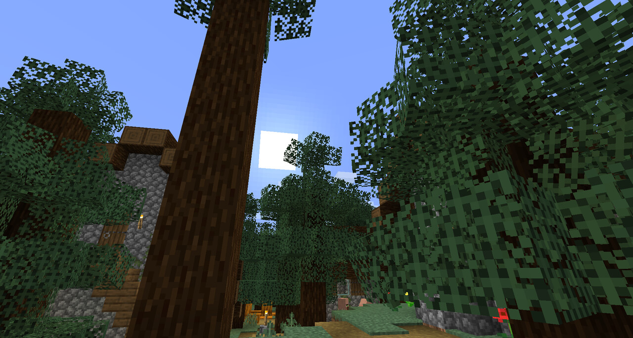 Rotating Leaves Minecraft Texture Pack