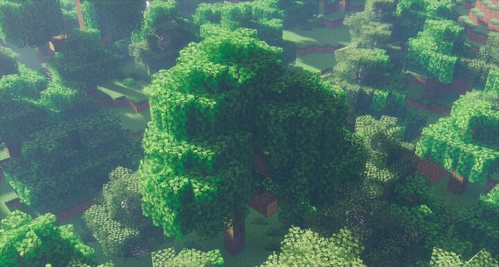 Rotating Leaves Minecraft Texture Pack