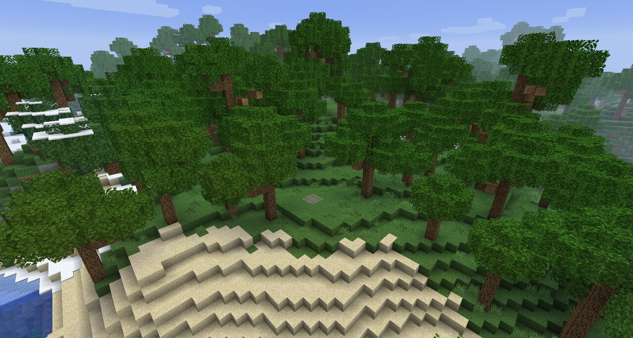 Rotating Leaves Minecraft Texture Pack