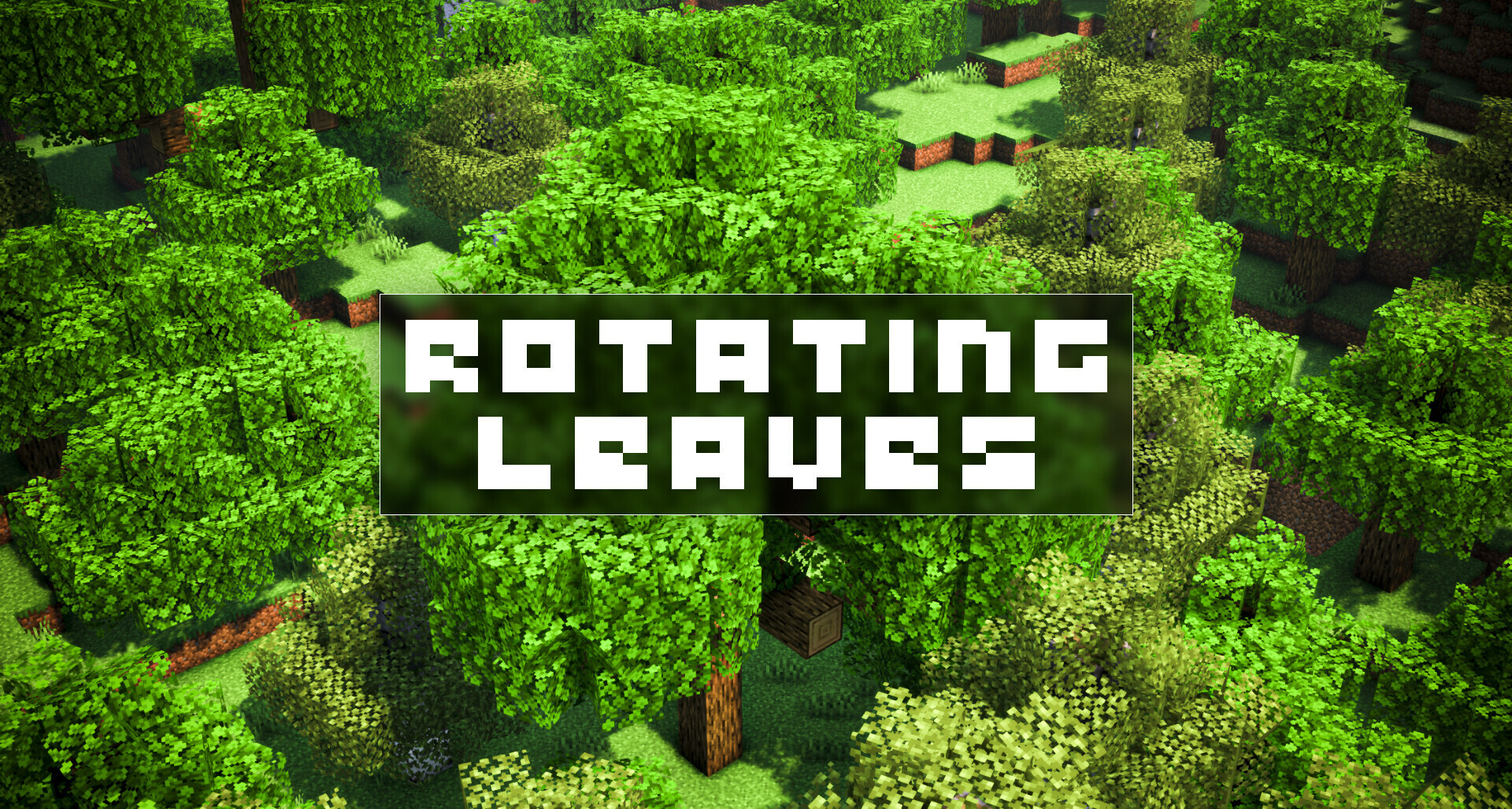 Rotating Leaves Minecraft Texture Pack