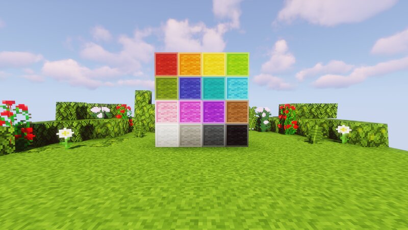 Zulu's Outlined Wool Minecraft Texture Pack