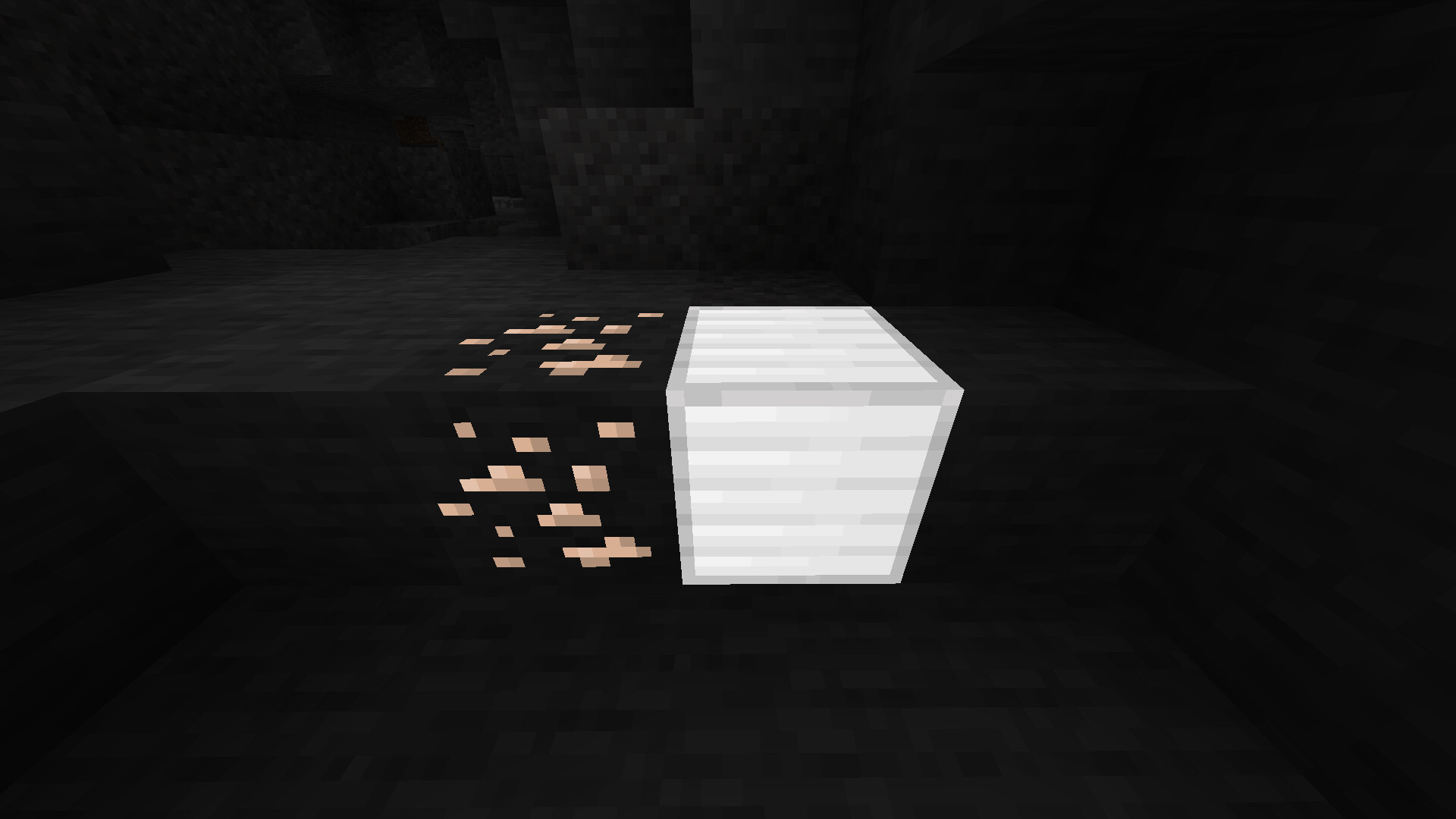 Glowing ores Minecraft Texture Pack