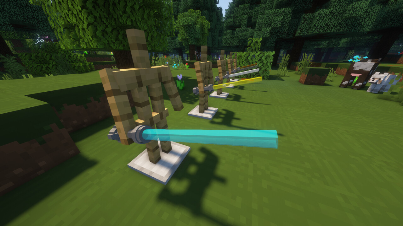 Lego Lightsaber Swords Minecraft Texture Pack