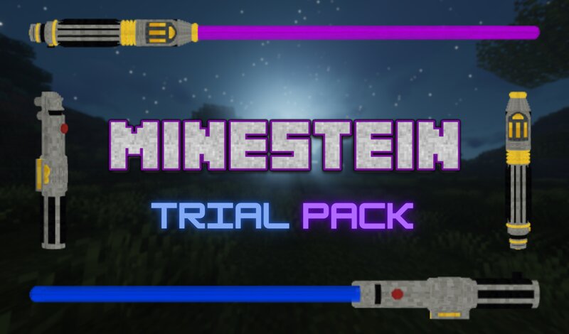 Minestein's 3D Lightsabers (Trial Edition) Minecraft Texture Pack