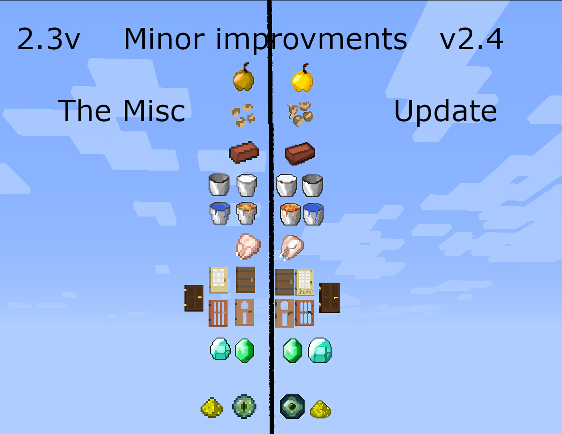 Minecraft: Minor Improvements (v2.5) Minecraft Texture Pack