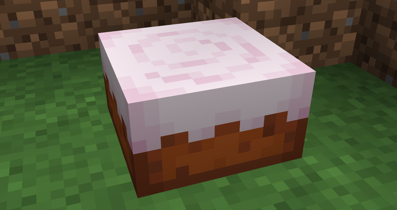 Light pink cake frosting! Minecraft Texture Pack