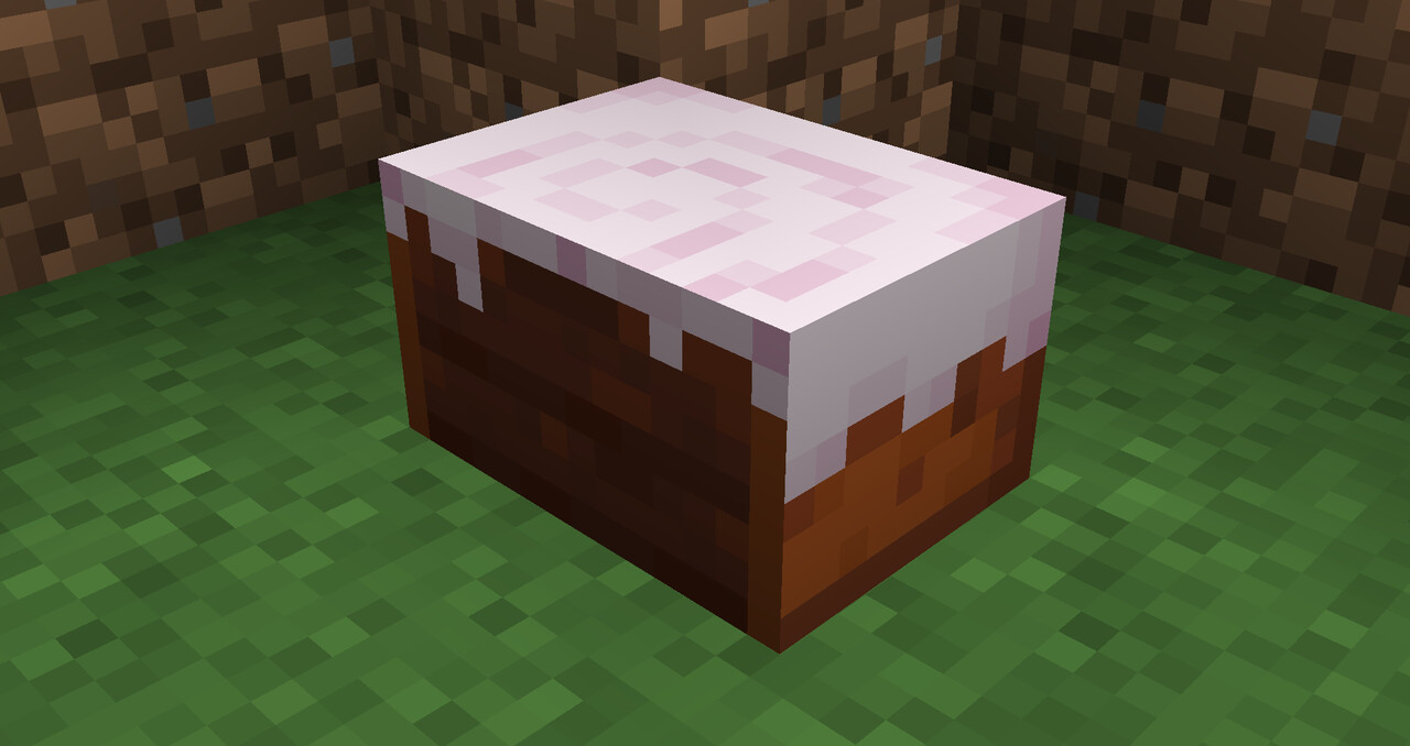 Light pink cake frosting! Minecraft Texture Pack