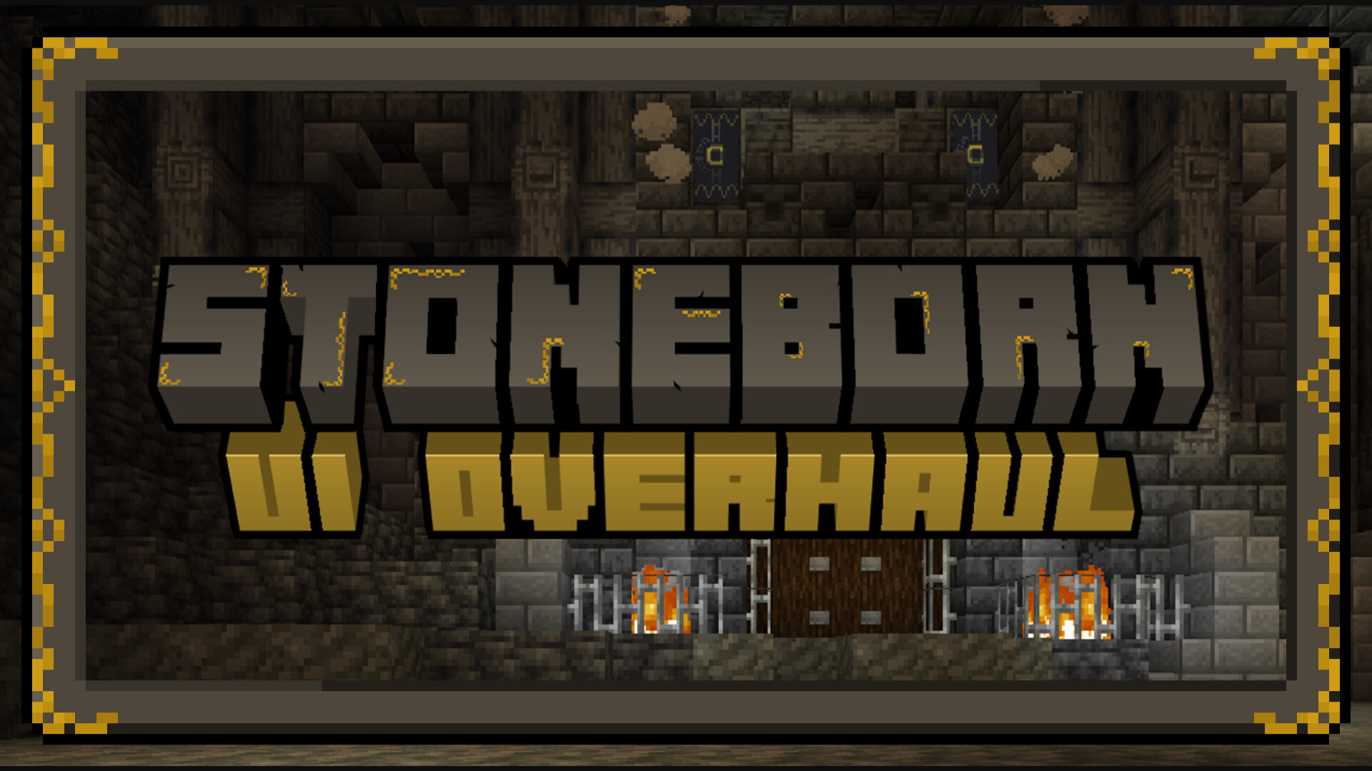 STONEBORN - Dwarven-Fantasy Inspired UI Overhaul Minecraft Texture Pack