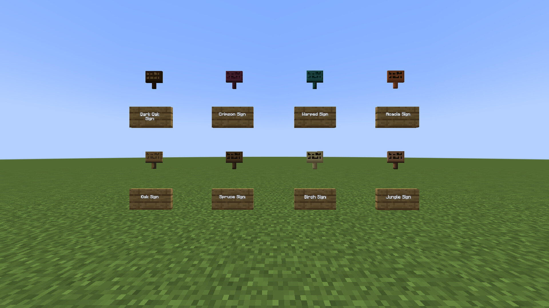 Craftex's Better Sign Items Minecraft Texture Pack