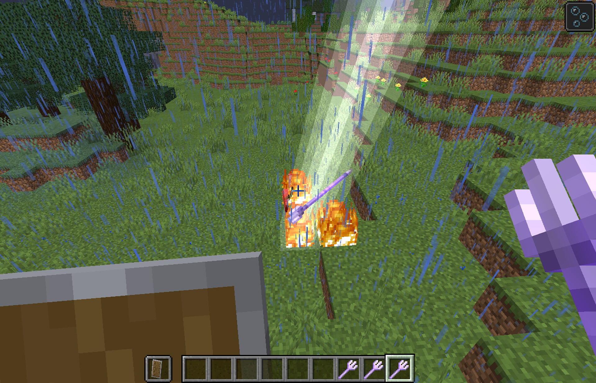 The Great Eating Utensil (Trident -> Fork) Minecraft Texture Pack