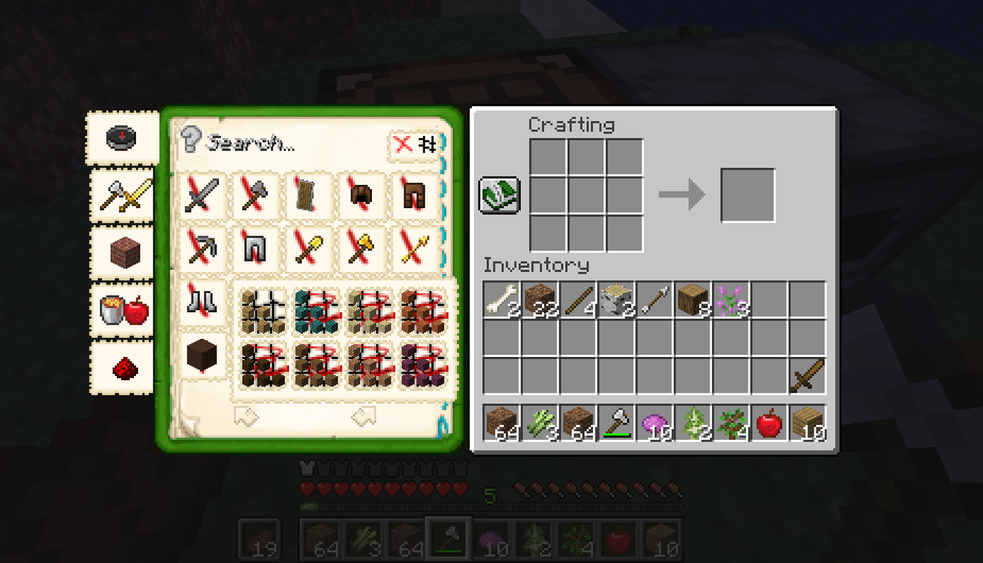 Snowy's Enchanced Recipe Book! Minecraft Texture Pack