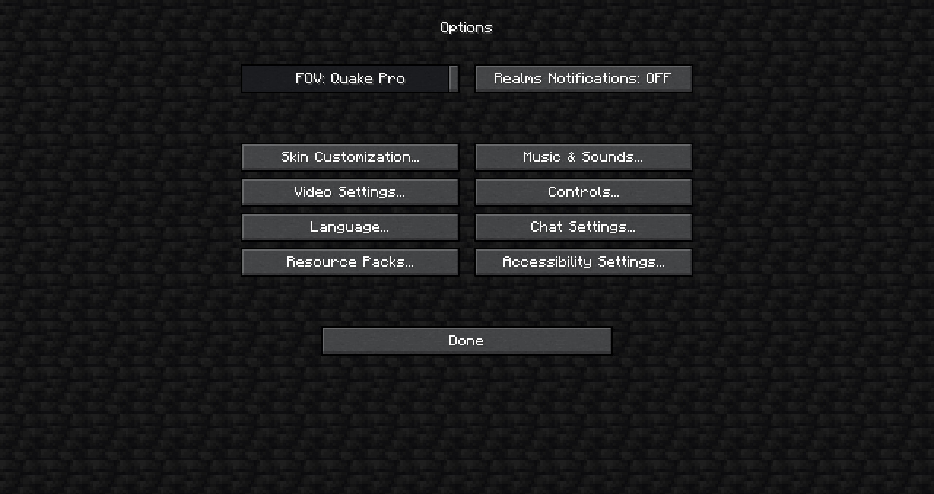 Stormilla Dark Mode Minecraft Texture Pack