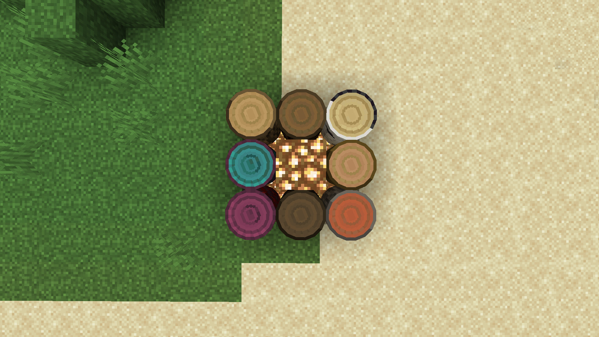 [1.16.5+] Round Logs (3D) - No Optifine Required Minecraft Texture Pack