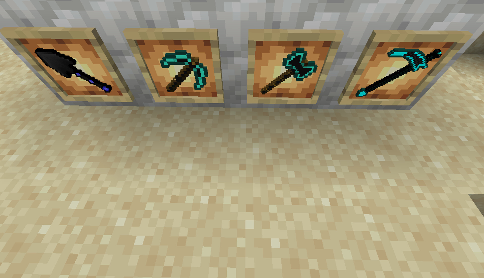 enhanced diamond tool and weapon Minecraft Texture Pack