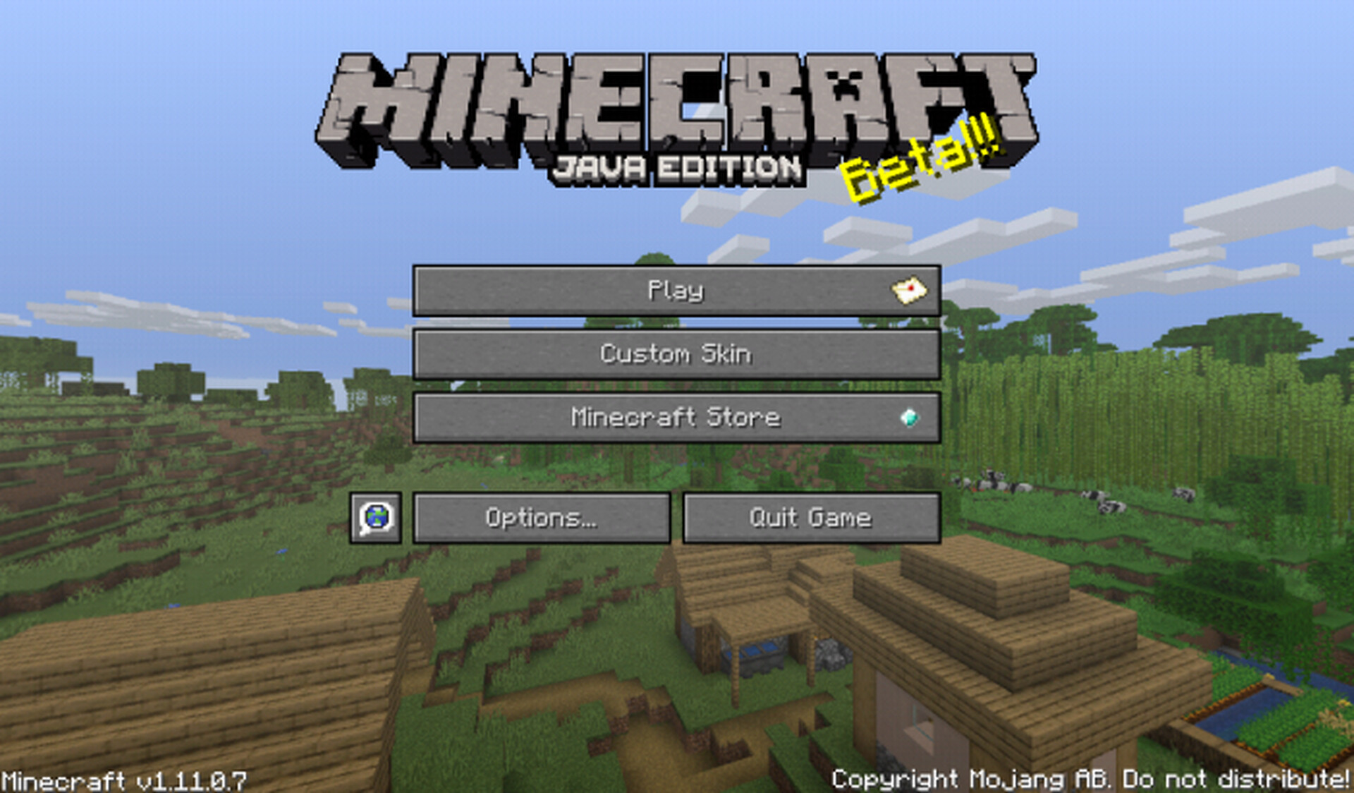 JavaUI (Beta v0.4) Minecraft Texture Pack
