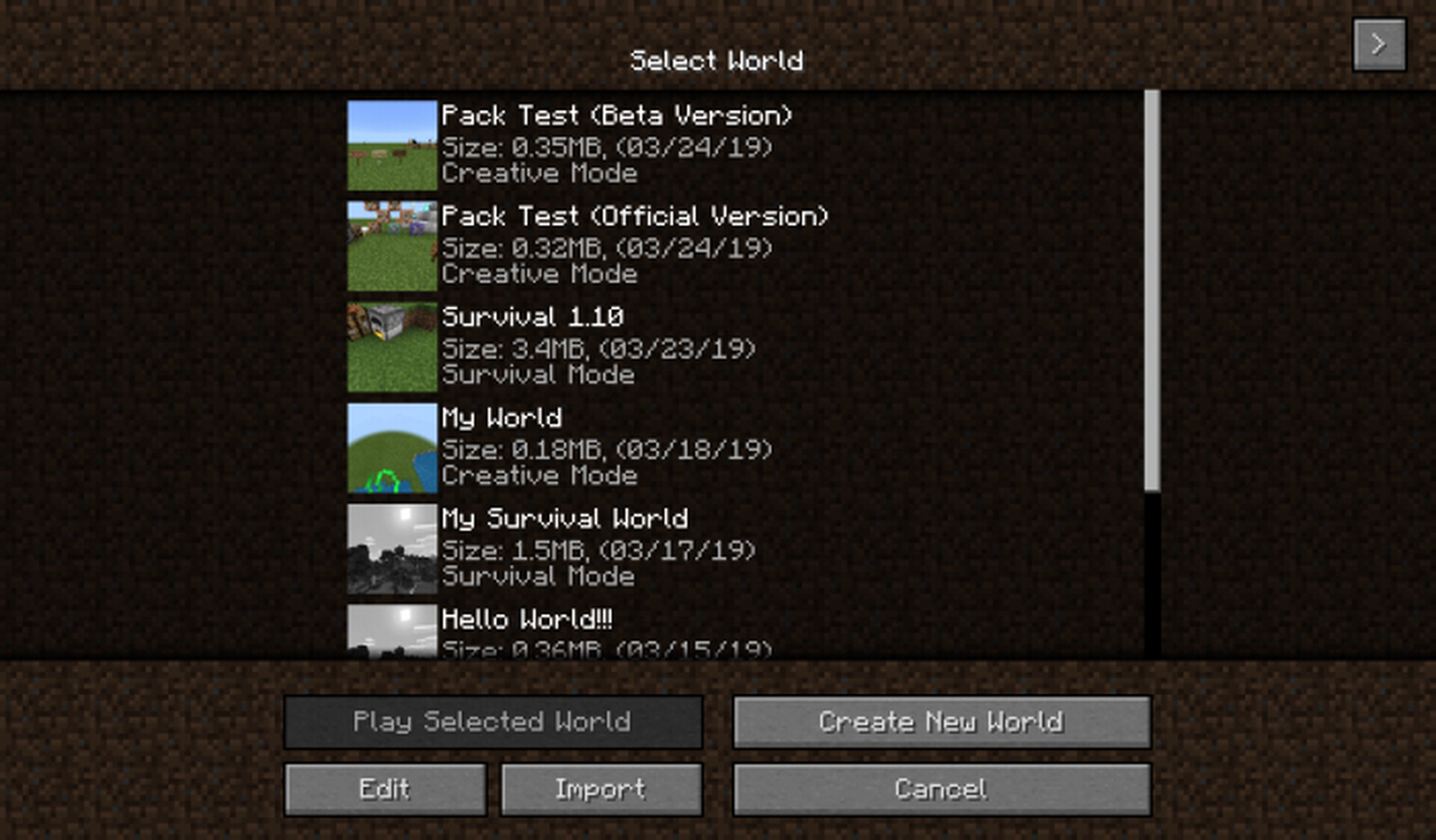 JavaUI (Beta v0.4) Minecraft Texture Pack