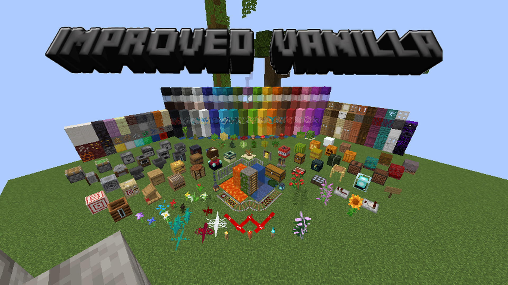 Improved vanilla Minecraft Texture Pack