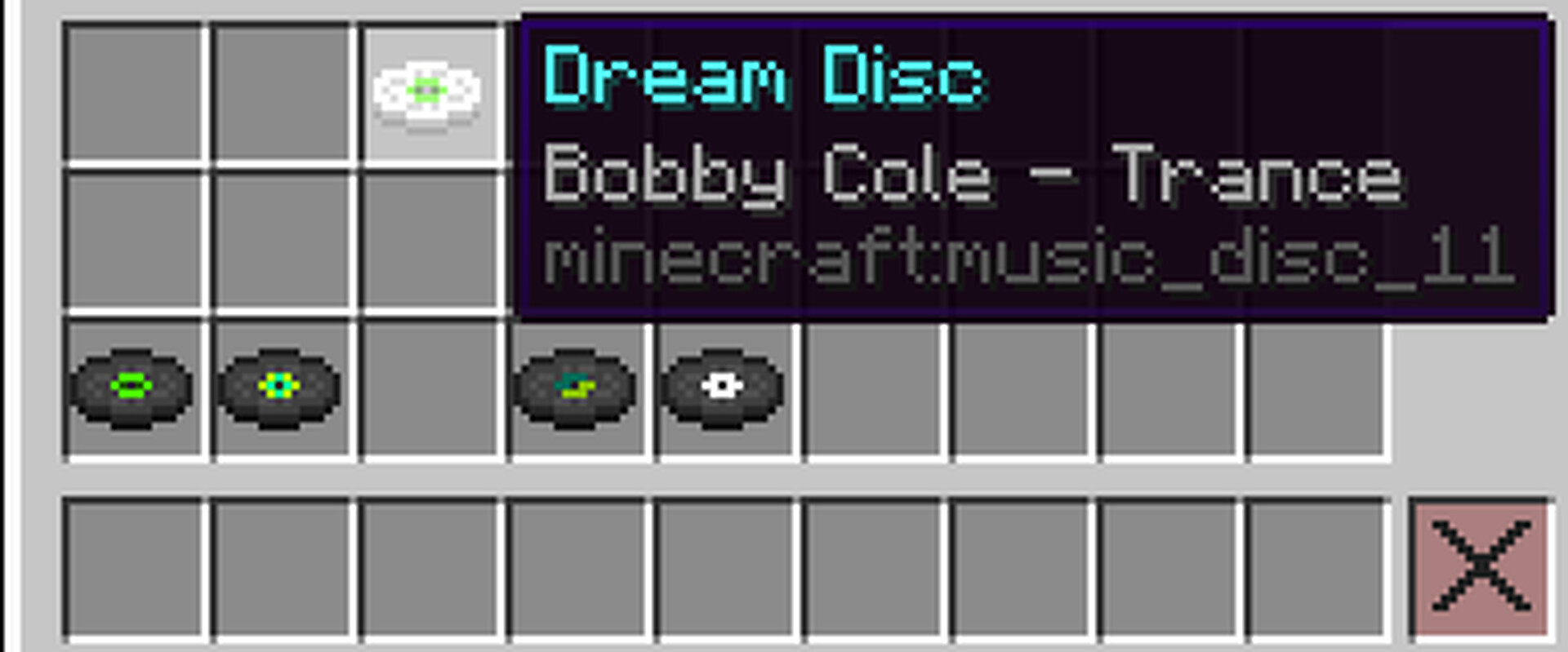 Dream's Running Music over Disc 11 - Java Edition Minecraft Texture Pack