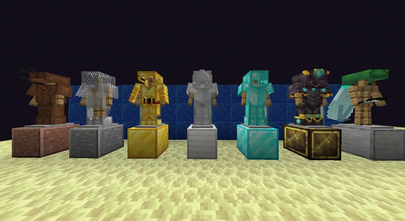 Armor & Tools Visual Enchantments and Durability Minecraft Texture Pack