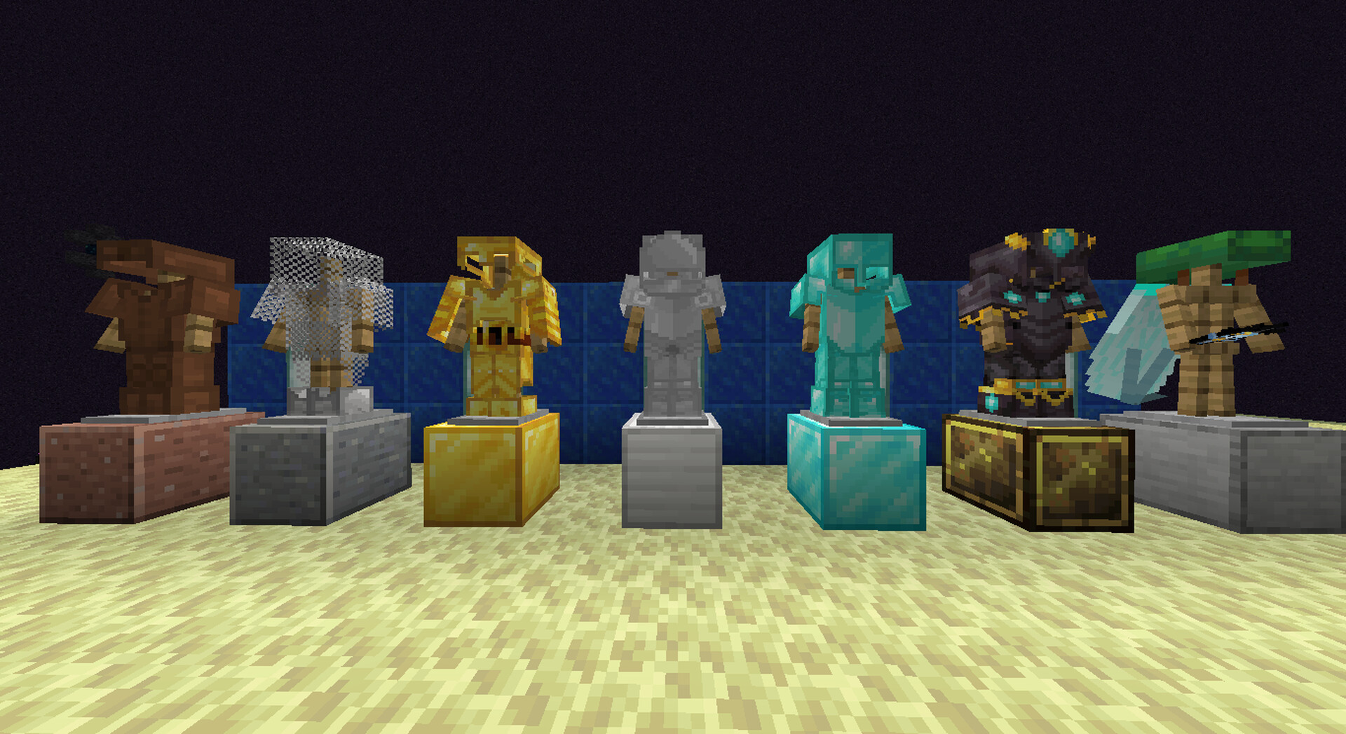 Armor & Tools Visual Enchantments and Durability Minecraft Texture Pack