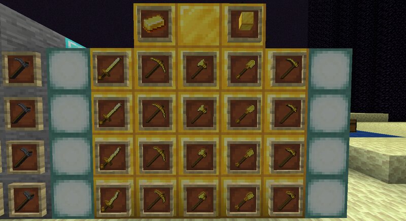 Armor & Tools Visual Enchantments and Durability Minecraft Texture Pack