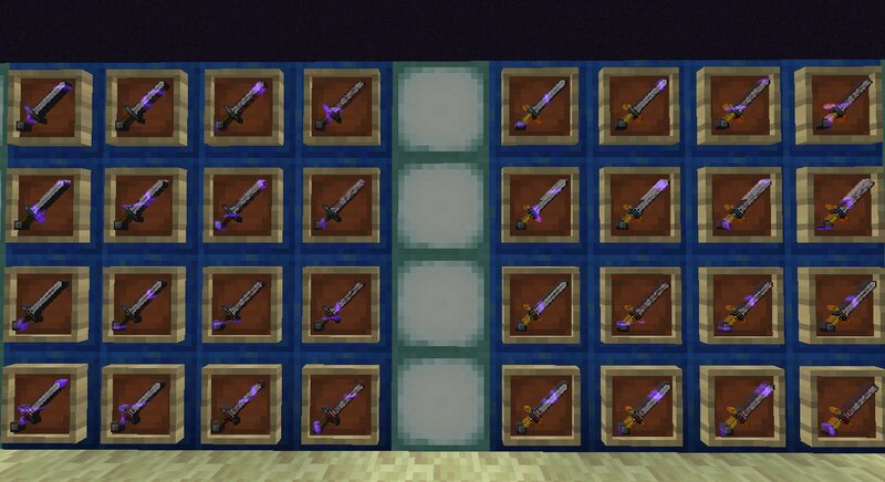 Armor & Tools Visual Enchantments and Durability Minecraft Texture Pack
