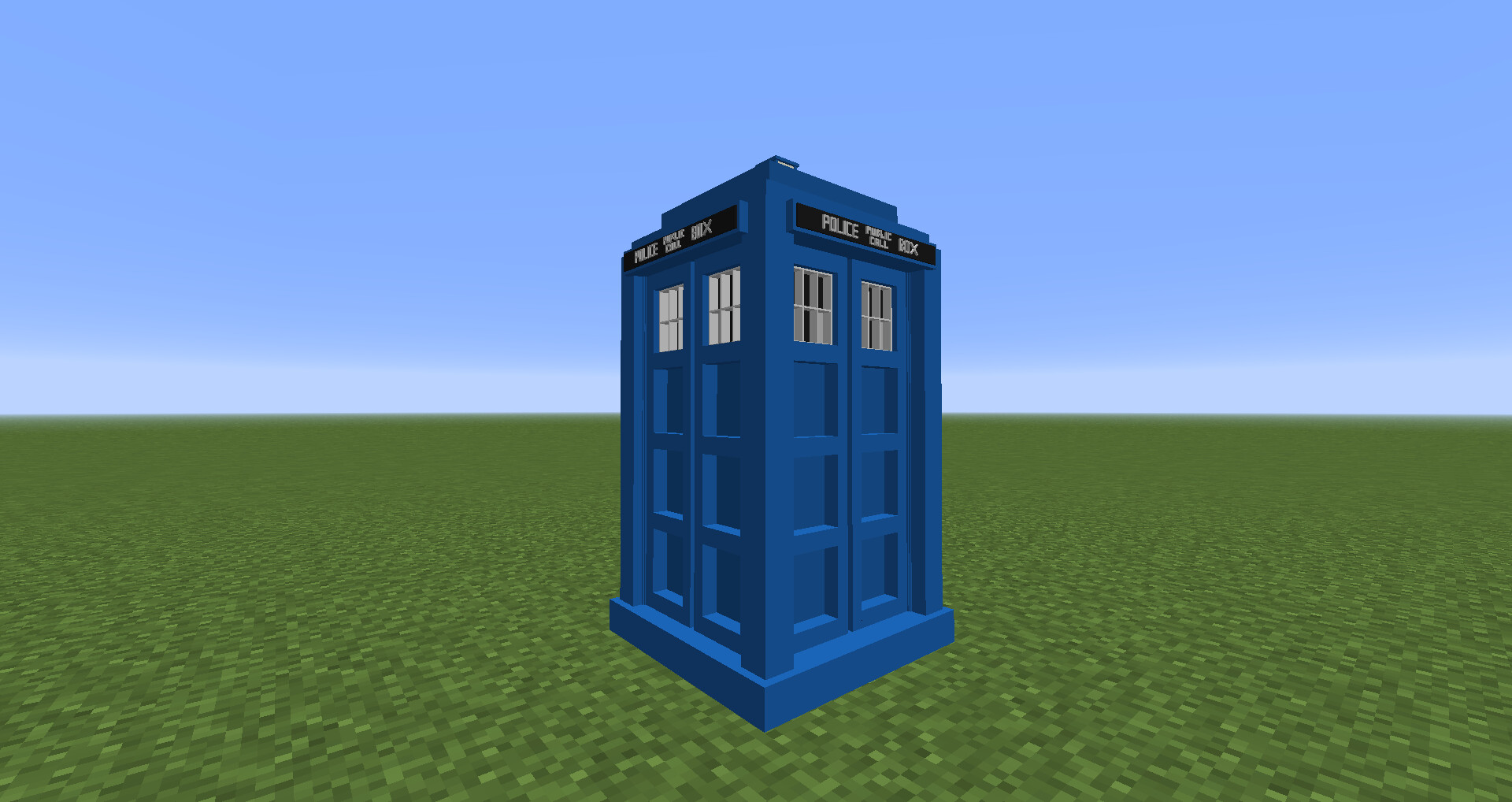 TARDIS - 3D Model Minecraft Texture Pack