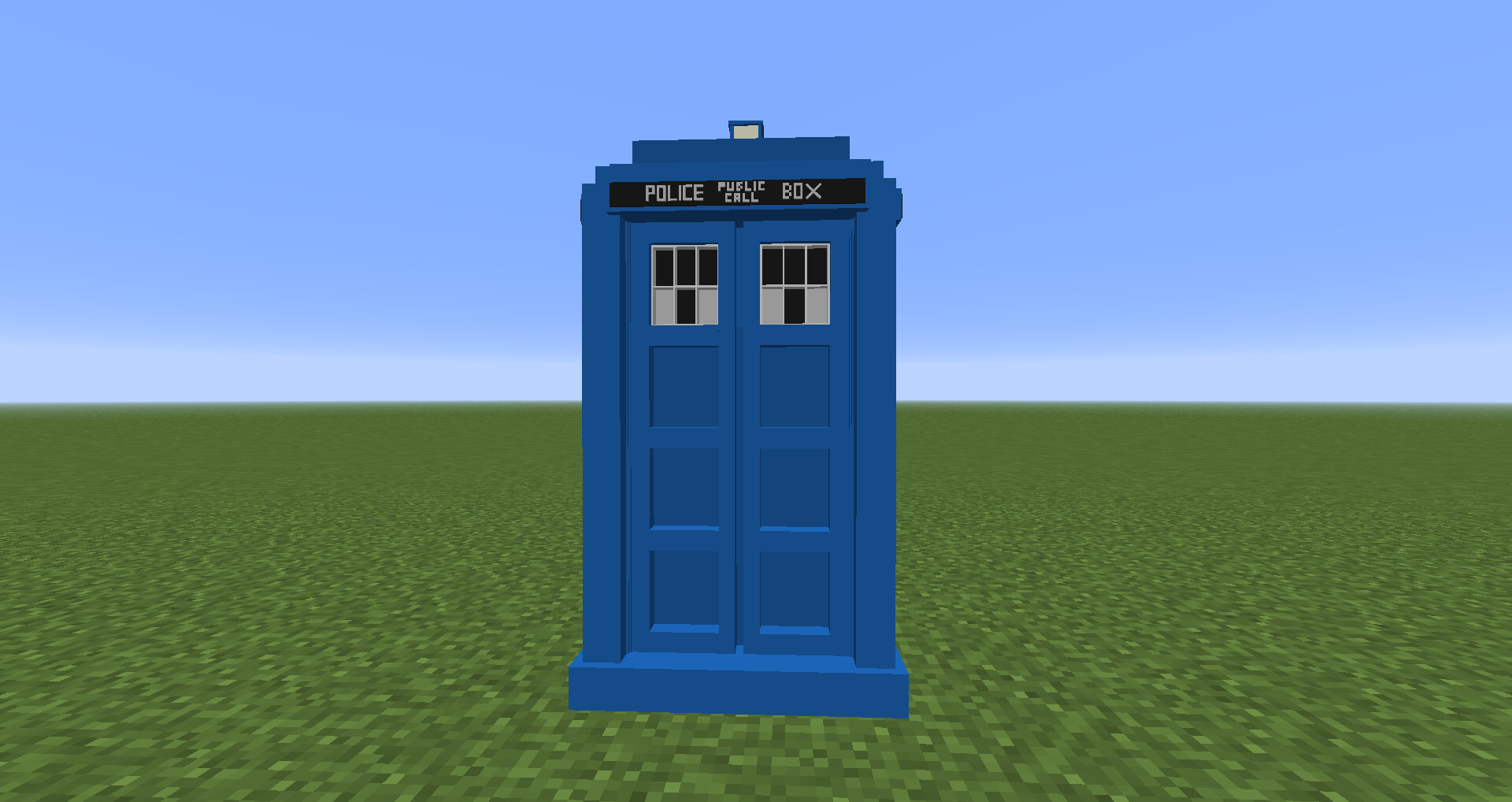 TARDIS - 3D Model Minecraft Texture Pack