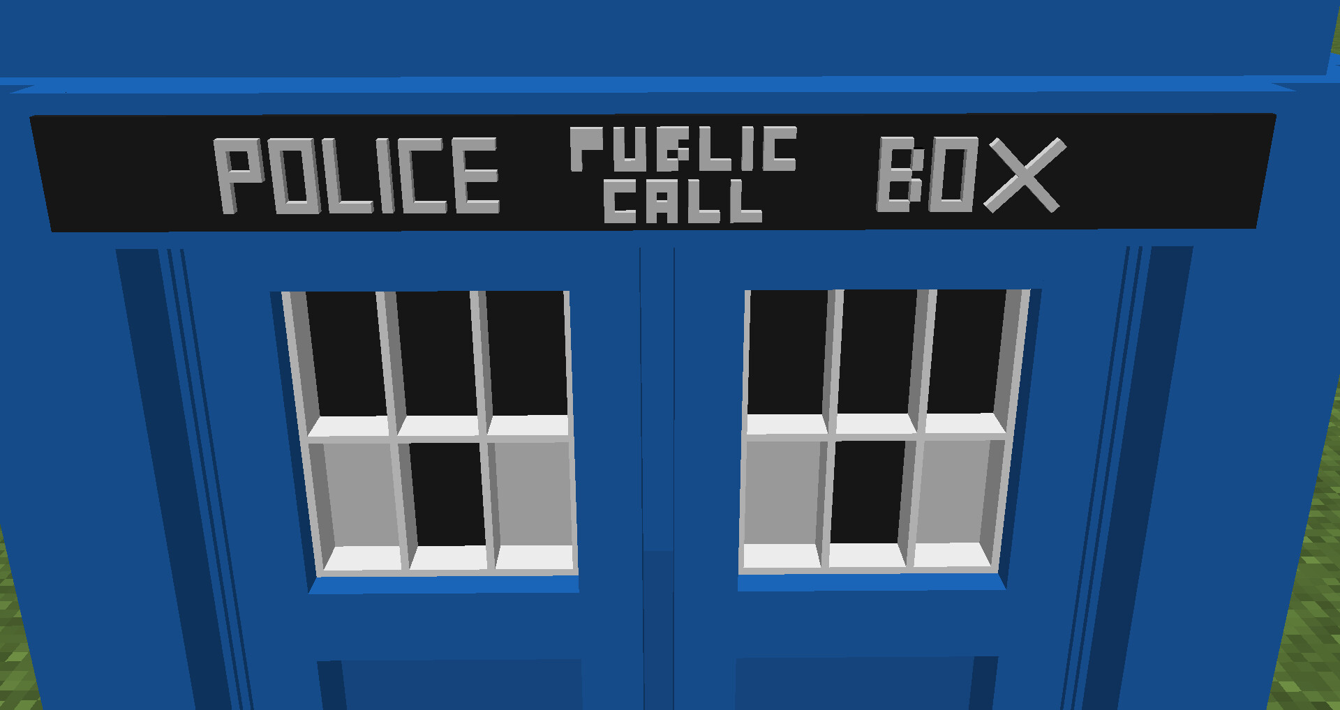 TARDIS - 3D Model Minecraft Texture Pack