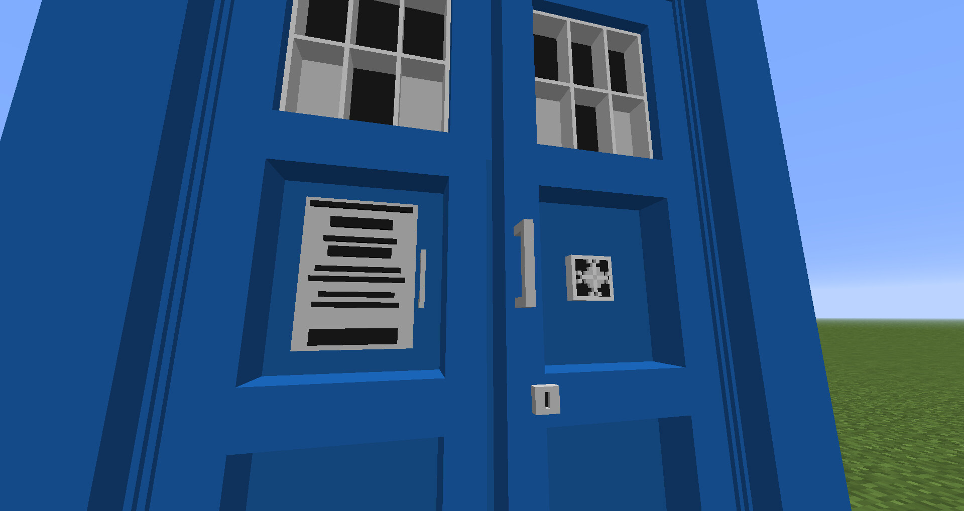 TARDIS - 3D Model Minecraft Texture Pack